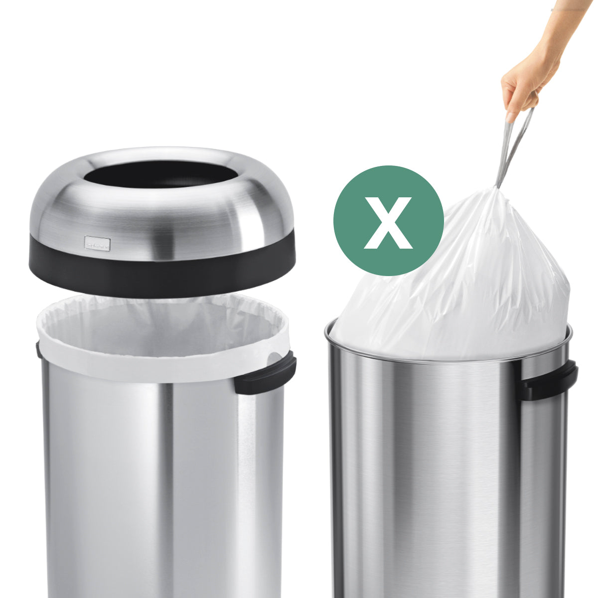 simplehuman code X custom fit liners